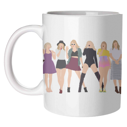 Taylor Swift Outfits Eras Ceramic Mug | &Quirky