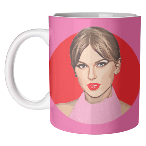 Taylor Swift Red Lips Ceramic Mug | &Quirky