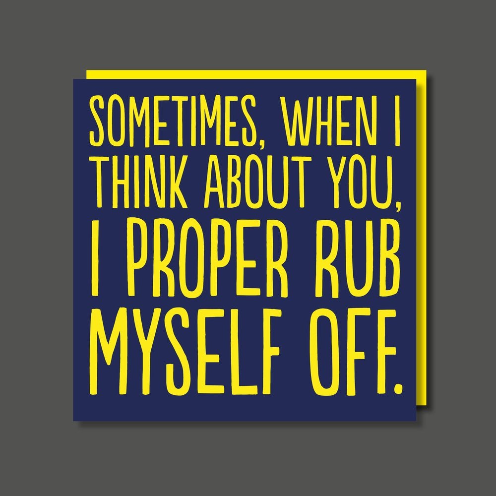 Proper Rub Card : Buddy Fernandez | &Quirky