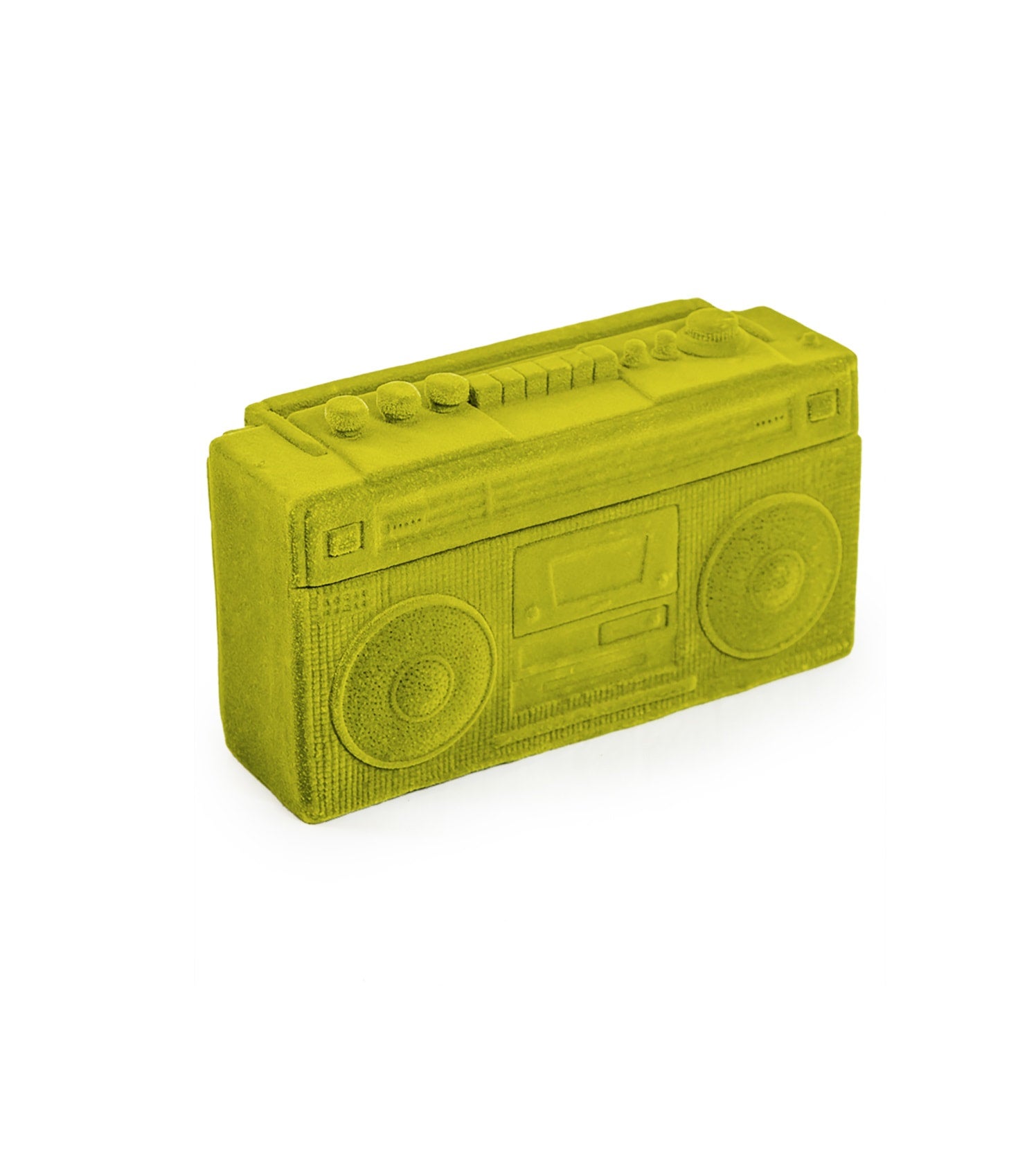 Olive Green Flock Radio Money Box | &Quirky