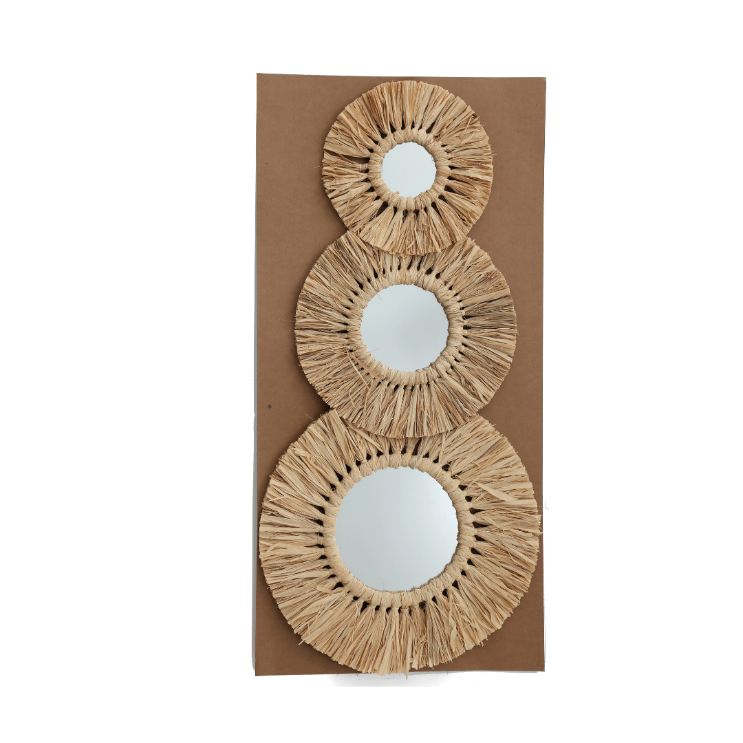 grass-rimmed-round-mirror-set-of-3-quirky