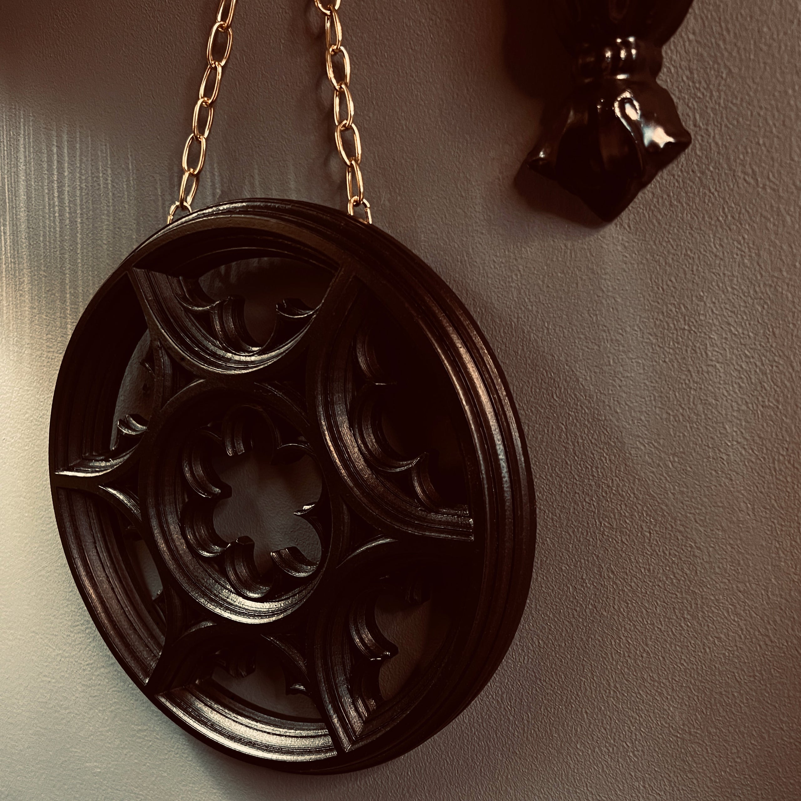 Black Gothic Window Wall Decor | &Quirky