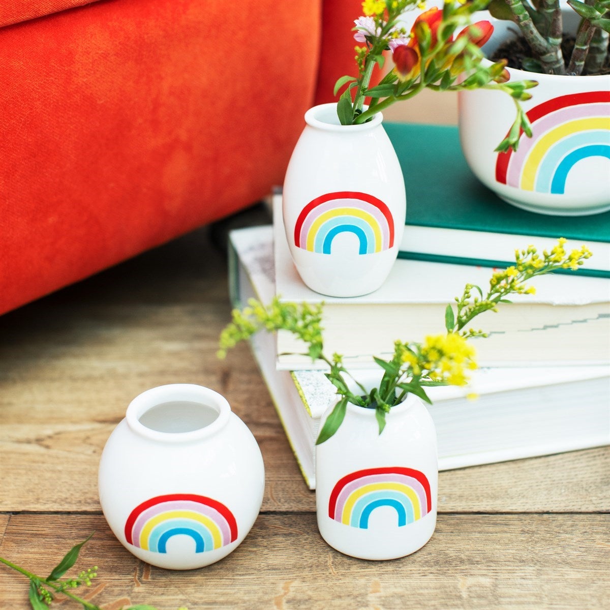 Rainbow Vases- Set Of 3 | &Quirky