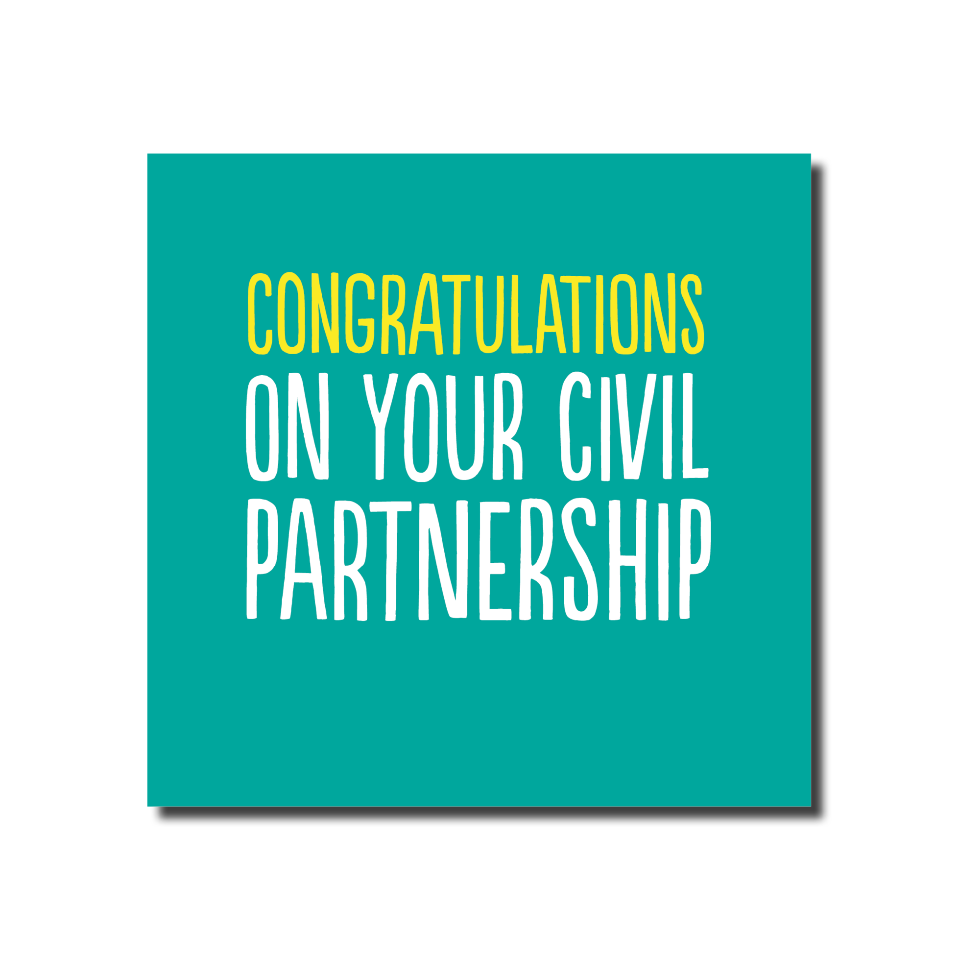 Congratulations On Your Civil Partnership Greeting Card : Buddy ...