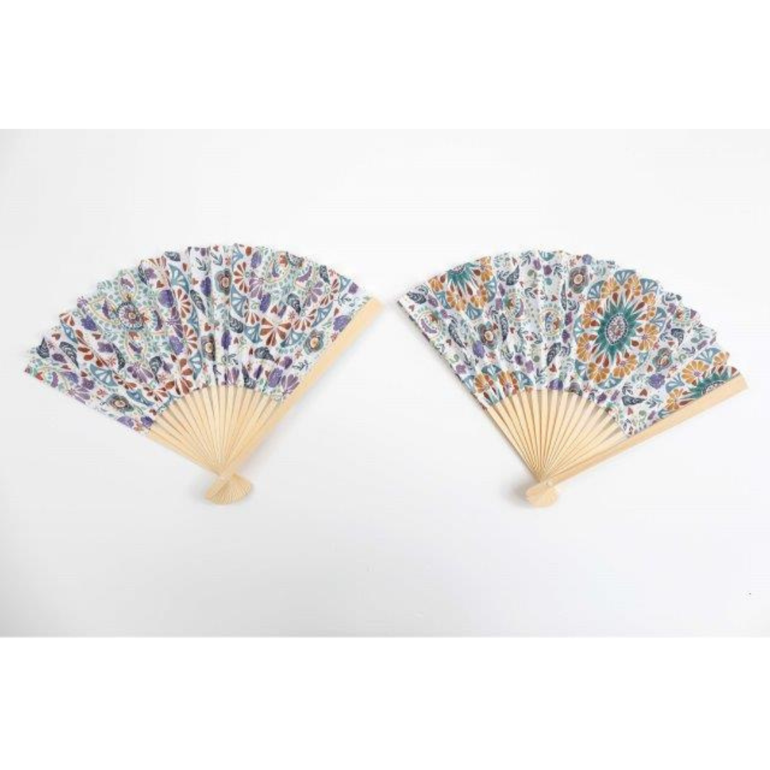 Mediterranean Paper Fan | &Quirky