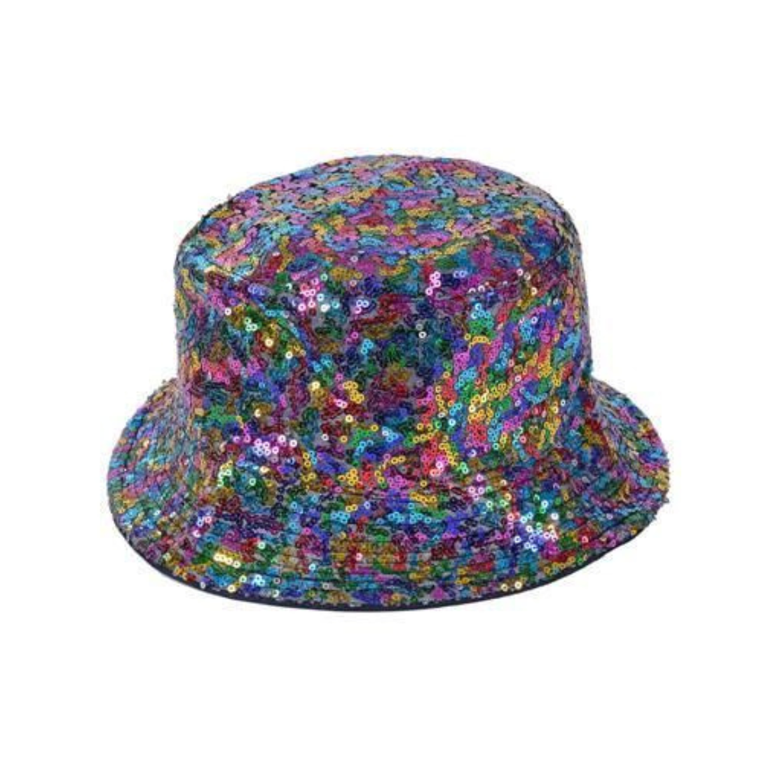 Rainbow Sequin Bucket Hat | &Quirky